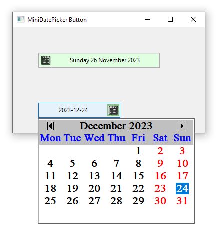 A wx.DatePickerCtrl with a customisable format - Part 2 (Phoenix) - wxPyWiki